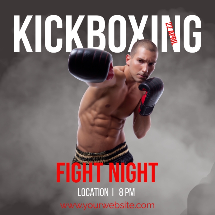 Plantilla de Publicitario de Instagram de Boxeo | PosterMyWall