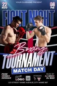 Boxing Tournament Template | PosterMyWall