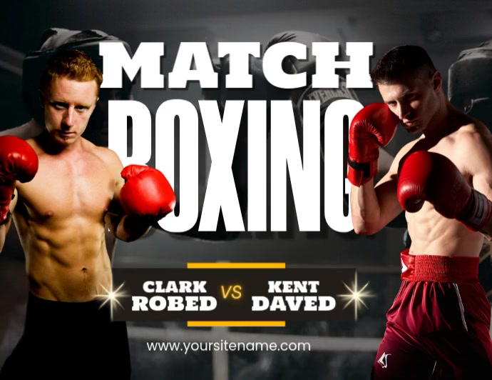 Copy of Boxing Match Poster | PosterMyWall