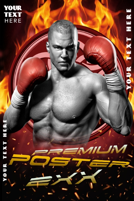 Boxing Movie Poster Template | PosterMyWall