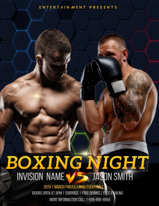 Boxing Night Template | PosterMyWall