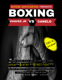 Boxing Night Flyer Template | PosterMyWall