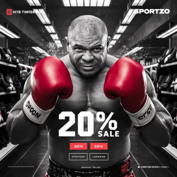 Plantilla de boxing poster | PosterMyWall