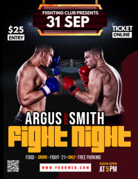 Boxing Tournament Template | PosterMyWall