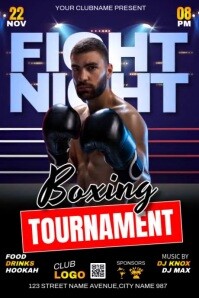 Boxing Tournament Template | PosterMyWall