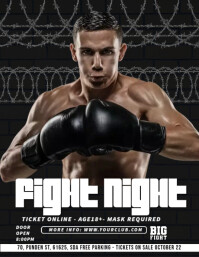 Boxing Tournament Ads Template | PosterMyWall