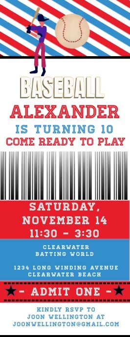 Boy's Birthday Invitation Template | PosterMyWall