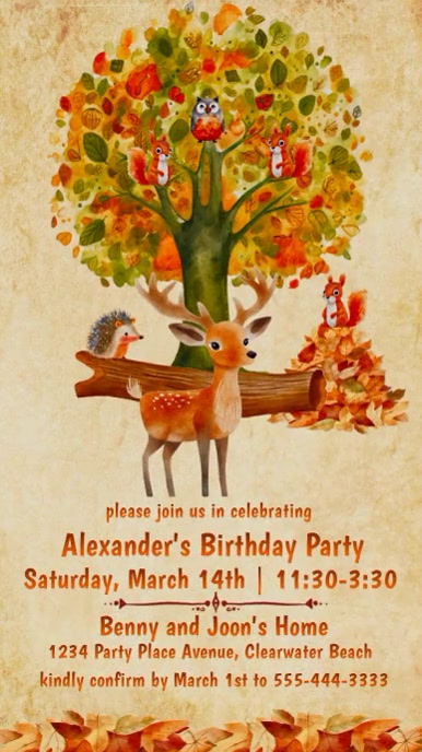 Boy's Birthday Party Invitation Template | PosterMyWall