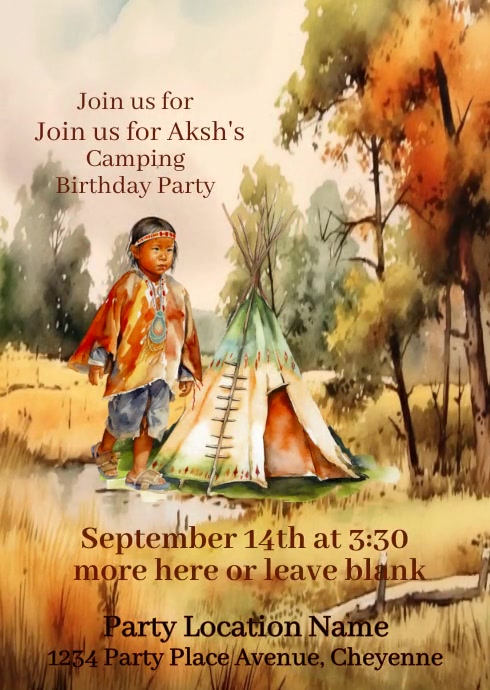 Boy's Birthday Party Invitation Template | PosterMyWall