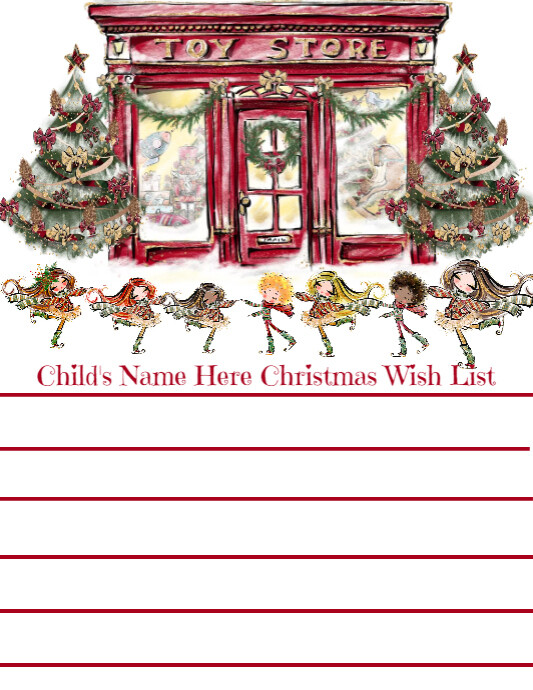 Boy or Girl's Christmas Wish List Template | PosterMyWall