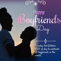 80+ Free 'boyfriends day template' Design Templates | PosterMyWall