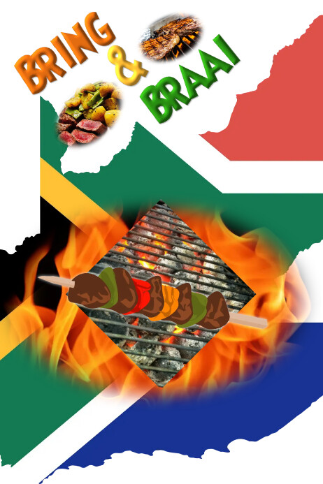 braai/BBQ/south africa/party/celebration Template | PosterMyWall
