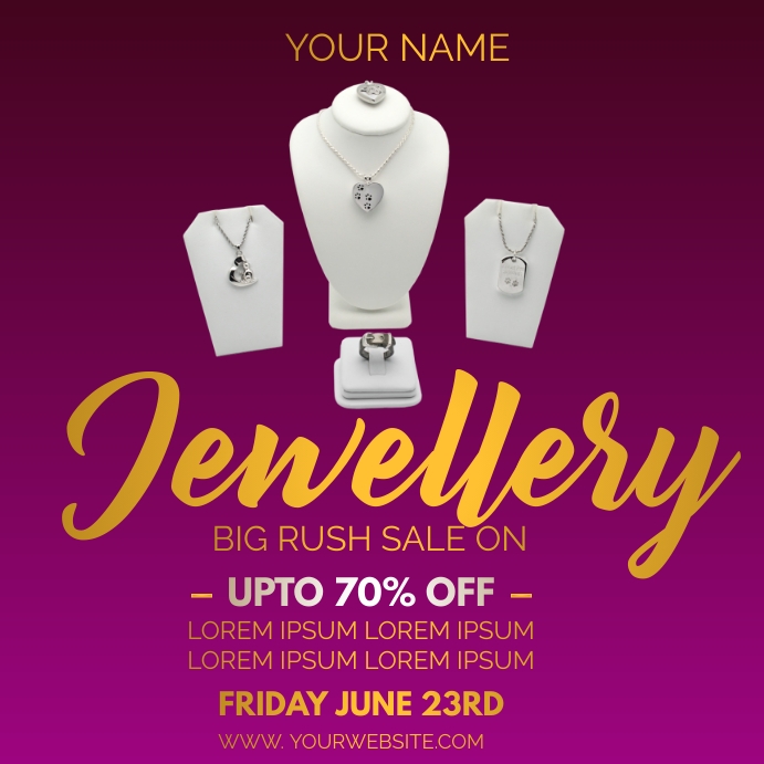 BRACELET POSTER Template | PosterMyWall