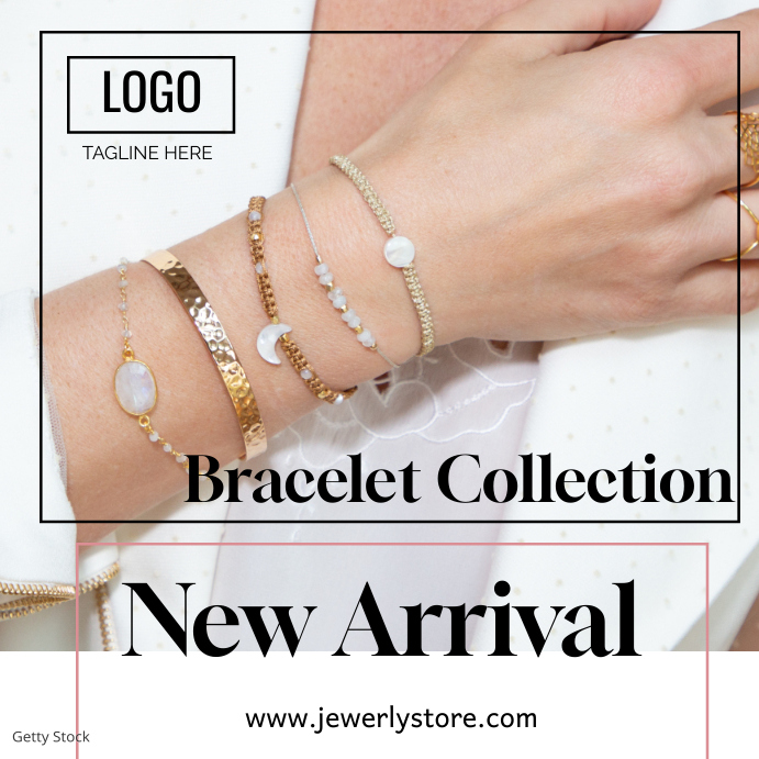 Bracelet Promotion, collection jewelry flyer Template | PosterMyWall