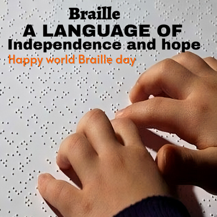 Braille Template | PosterMyWall