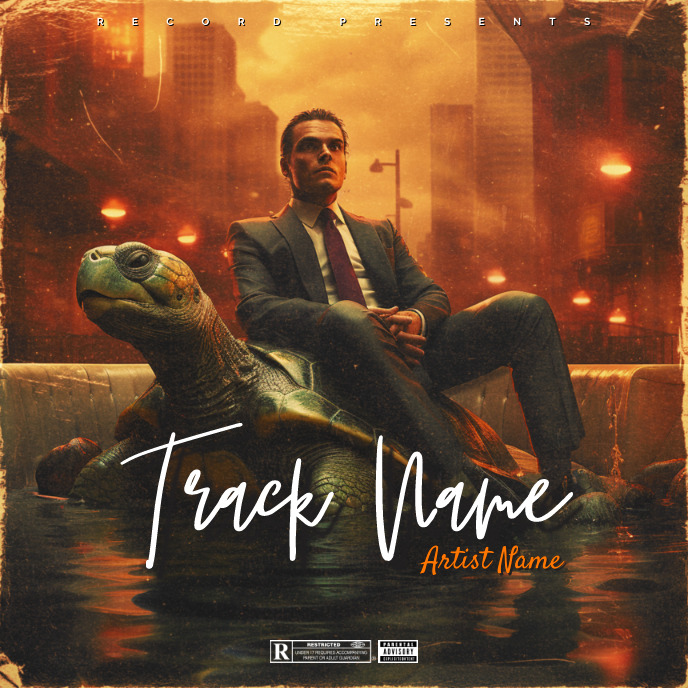 Plantilla de Brain Album Cover music art trap mixtape rap | PosterMyWall