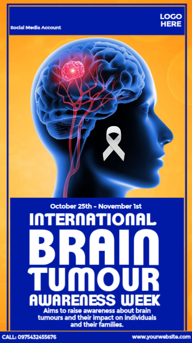 Brain Tumour Awareness Week Template | PosterMyWall