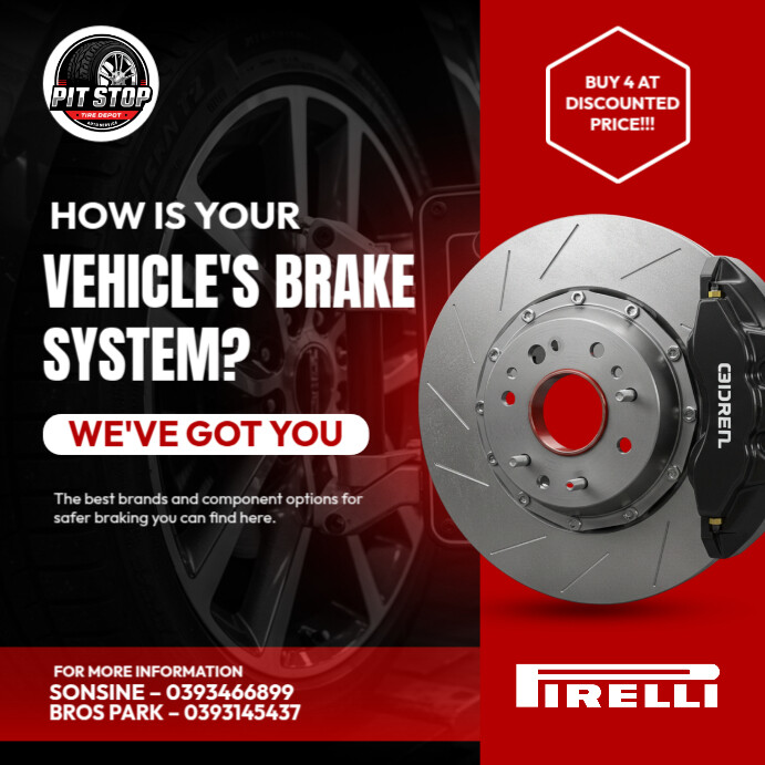 Copy of Brake Promo Flyers Template | PosterMyWall