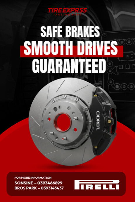 Copy of Brakes Flyers Template | PosterMyWall
