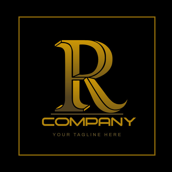 BRAND LOGO/COMPANY LOGO/LETTER R LOGO Templat | PosterMyWall