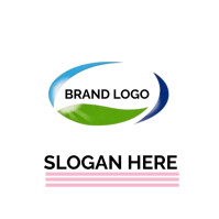 blue and grey logo template design | PosterMyWall