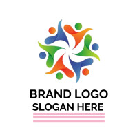 blue and grey logo template design | PosterMyWall