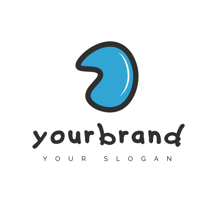 Copy of BRAND LOGO SIMPLE CUTE BLUE | PosterMyWall