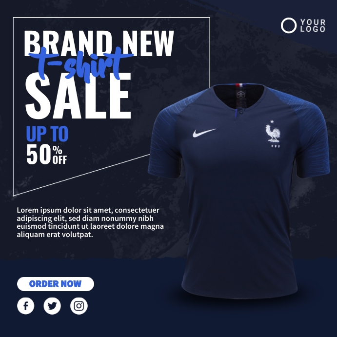 Brand New T-Shirt Ads Template | PosterMyWall