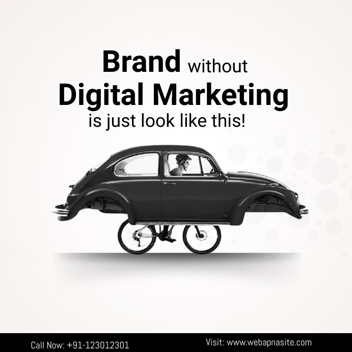Brand without digital marketing Template | PosterMyWall