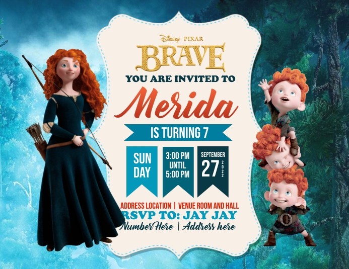 Brave Template | PosterMyWall