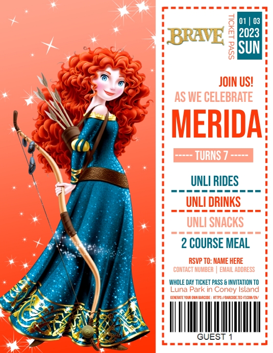 Brave Template | PosterMyWall