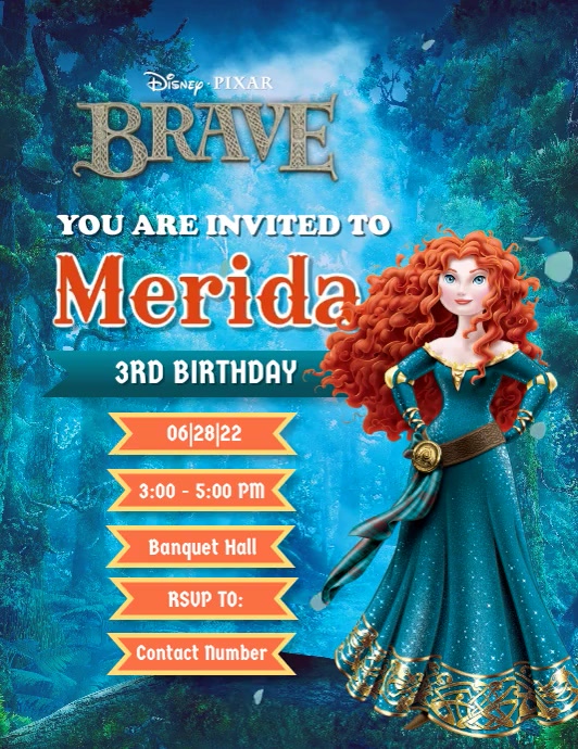 Brave Template | PosterMyWall