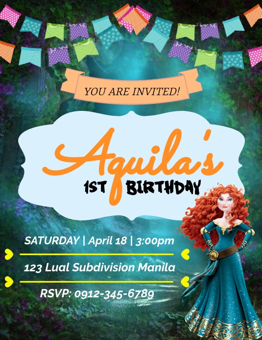 Brave Invitation Template | PosterMyWall