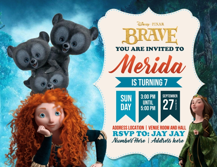 Brave Template | PosterMyWall