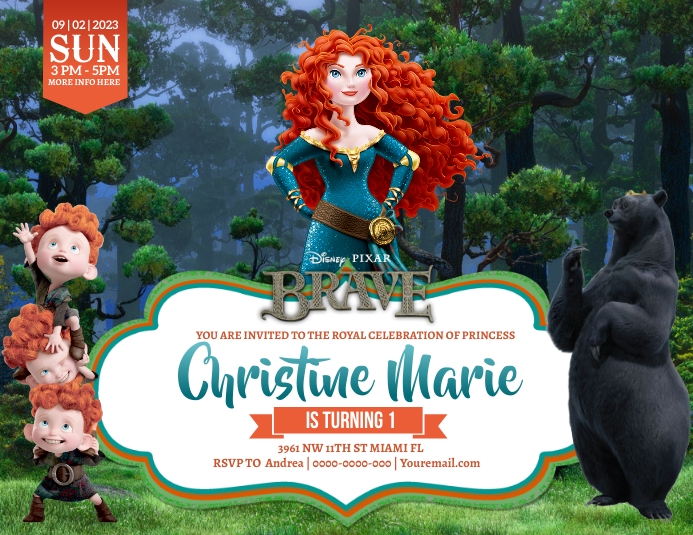 Brave Template | PosterMyWall