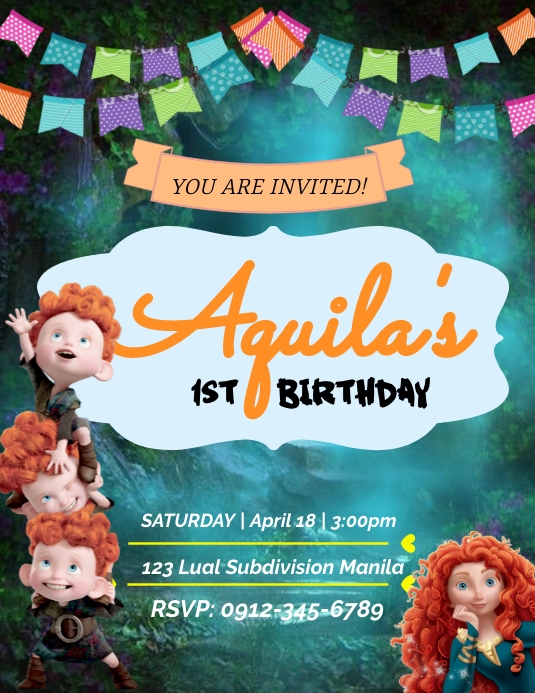 Brave Invitation Template | PosterMyWall