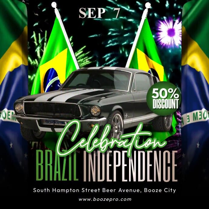 Plantilla de Brazil Independence Car Sale Ads | PosterMyWall