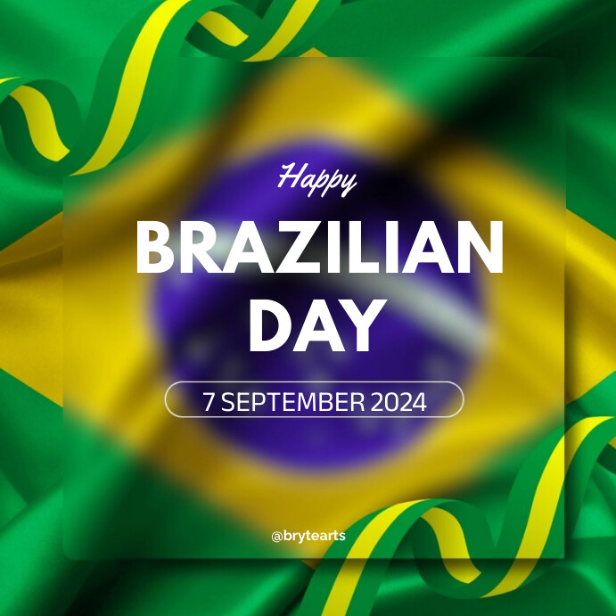 Plantilla de Brazilian Day Instagram Post | PosterMyWall