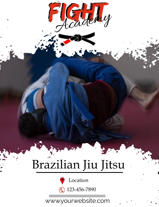 Brazilian Jiu Jitsu Template | PosterMyWall