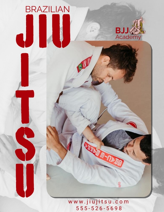 Copy of Brazilian jiu jitsu flyer | PosterMyWall