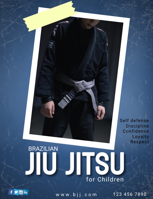 Copy of Brazilian Jiu jitsu for children flyer | PosterMyWall