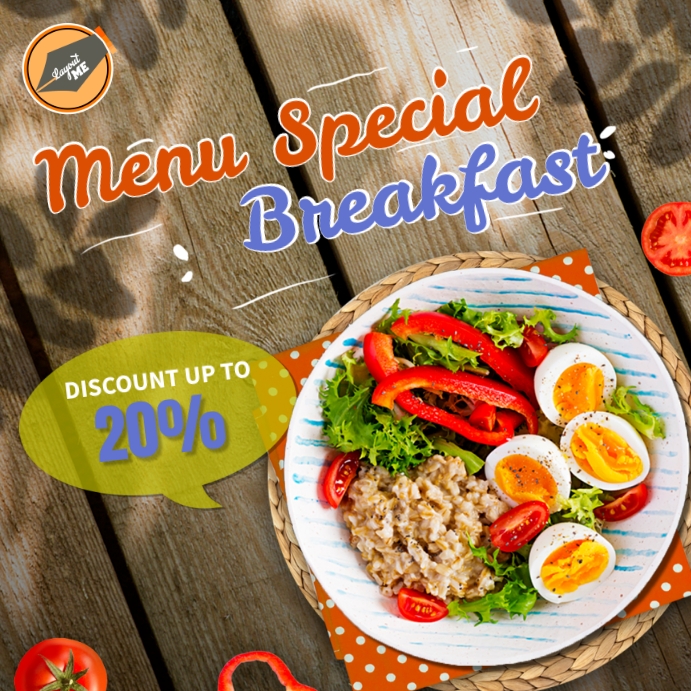 Copy of Break fast Ads | PosterMyWall