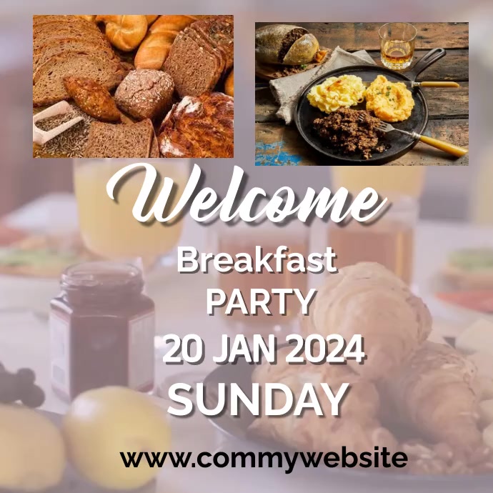 break fast party Template | PosterMyWall