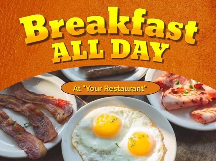 Copy of Breakfast, Animated | PosterMyWall