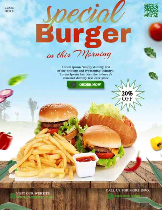 Plantilla de Breakfast Ads | PosterMyWall