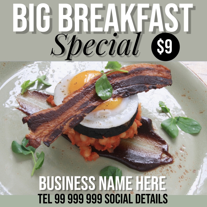 breakfast deal Template | PosterMyWall