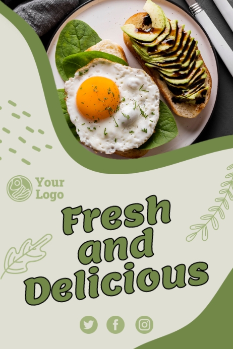 Plantilla de Breakfast Food Ads | PosterMyWall
