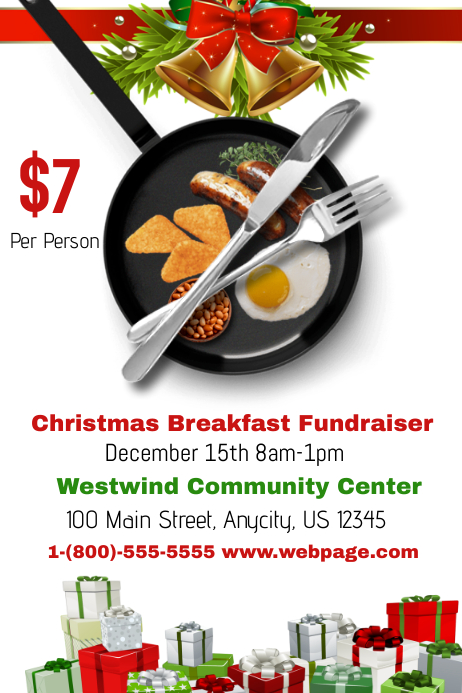 Breakfast Fundraiser Template | PosterMyWall