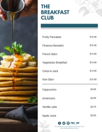 Breakfast Menu Template | PosterMyWall