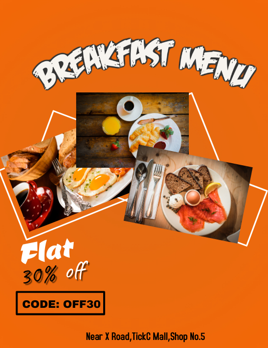 Breakfast Menu Template | PosterMyWall